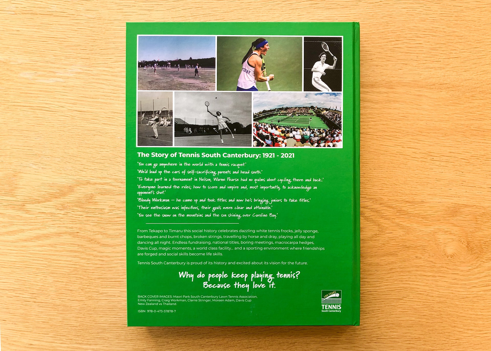 Book Design; Anyone for Tennis? | Yellow Design